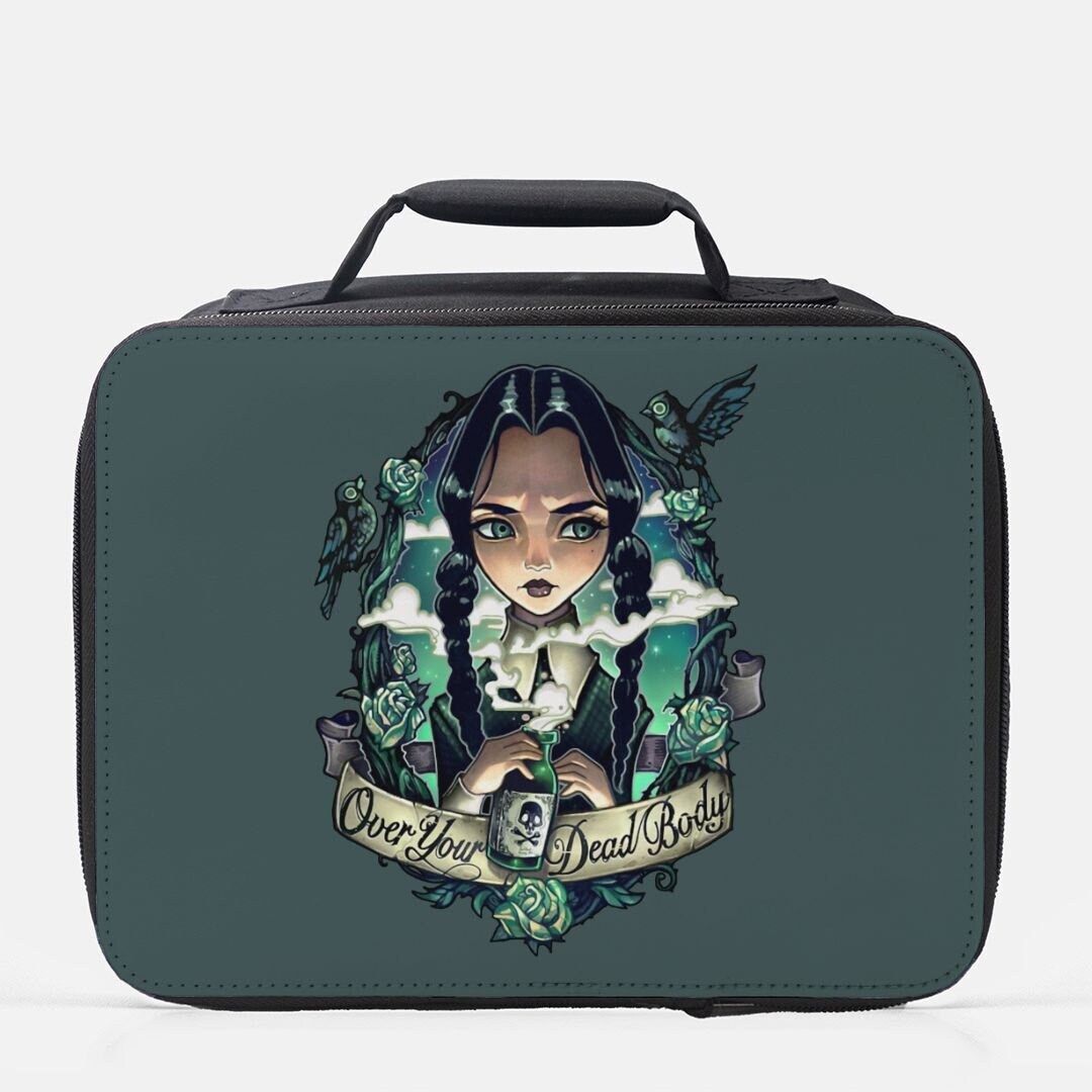 Wednesday Addams, Gothic Lunch Bag, Insulated Lunch Bag, Goth Lunch Bag ...