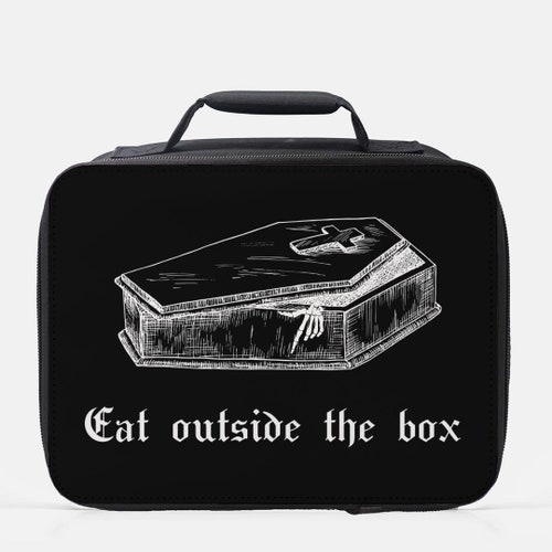 Funny Gothic Lunch Box Insulated Lunch Bag Goth Gift Goth - Etsy