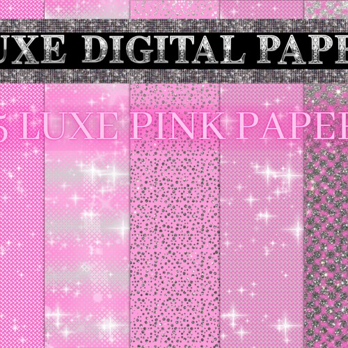 Digital Download Pink Sparkle Graphic - Etsy