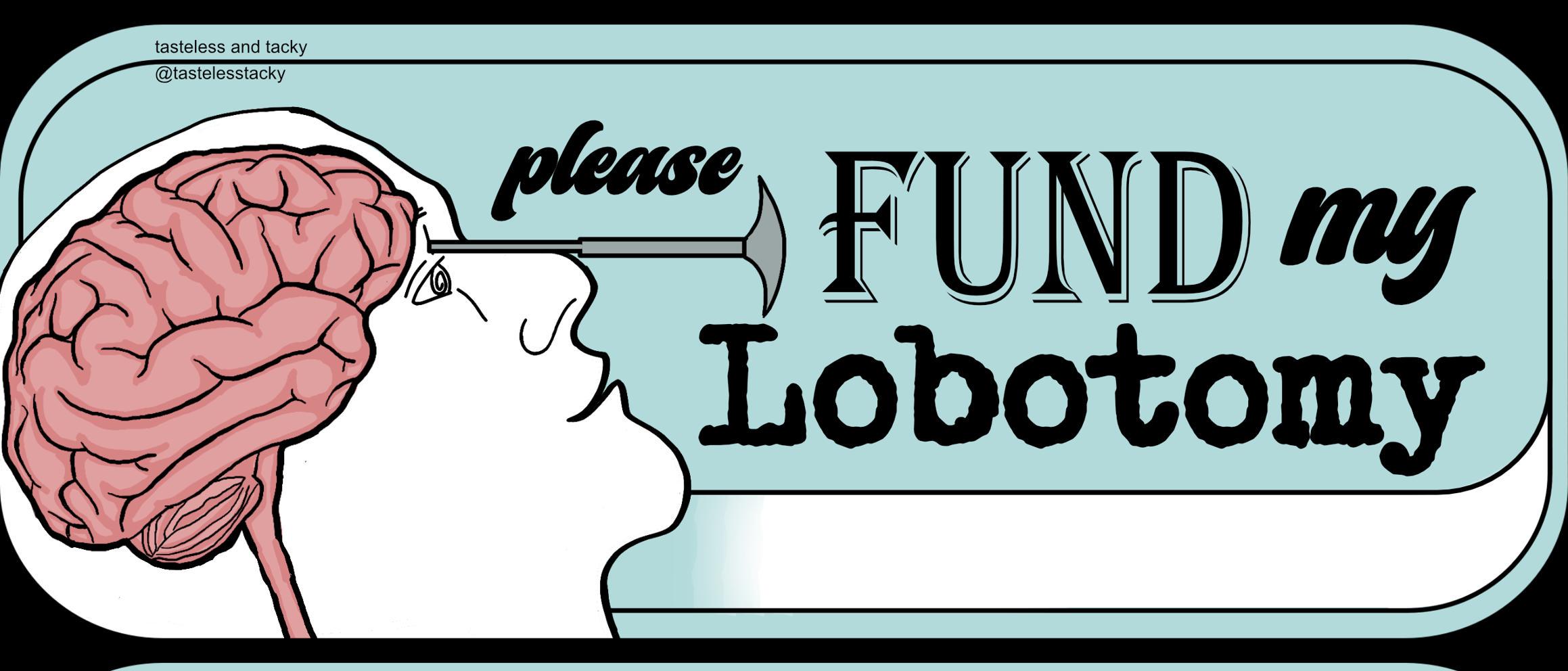 Fund My Lobotomy Side Hussle Bumper Sticker - Etsy