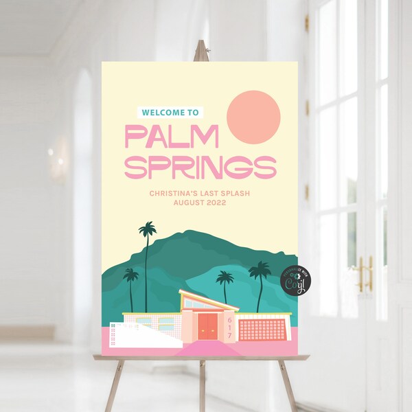 Palm Springs Sign - Etsy