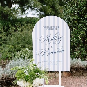 Custom Arched Welcome Sign, Wedding Welcome Sign, Arched Welcome Sign ...