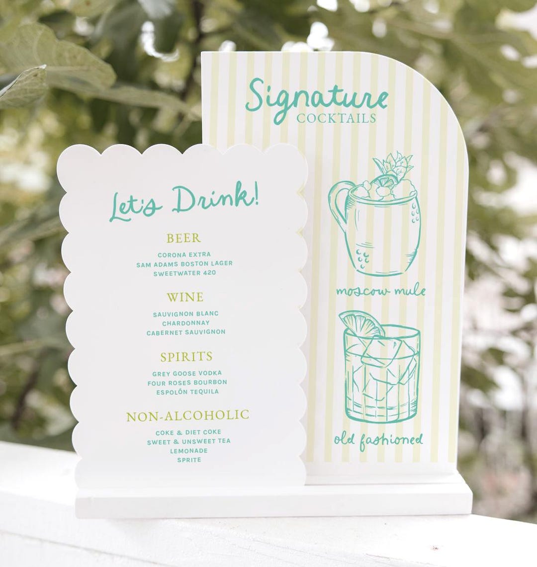 Custom Bar Sign, Swivel Bar Sign, Wedding Bar Sign, Party Bar Sign ...