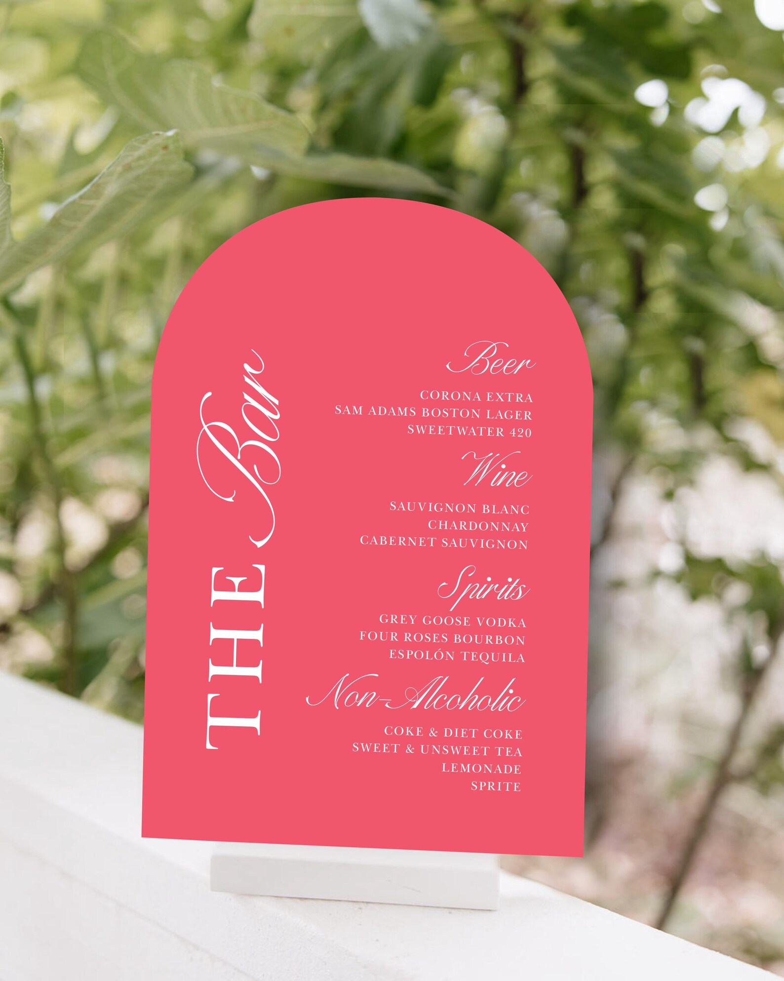 Custom Arched Bar Sign, Arched Bar Sign, Arched Sign, Wedding Bar Sign ...