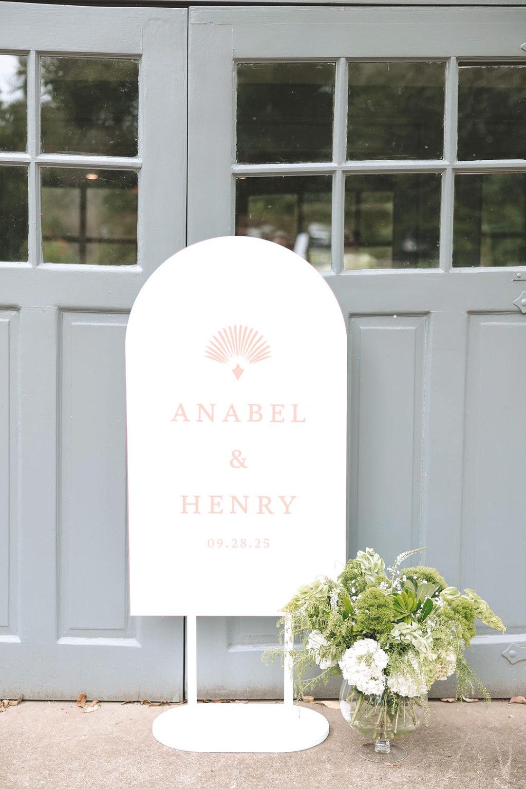 Arched Wedding Sign, Wedding Welcome Sign, Wedding Welcome Sign ...