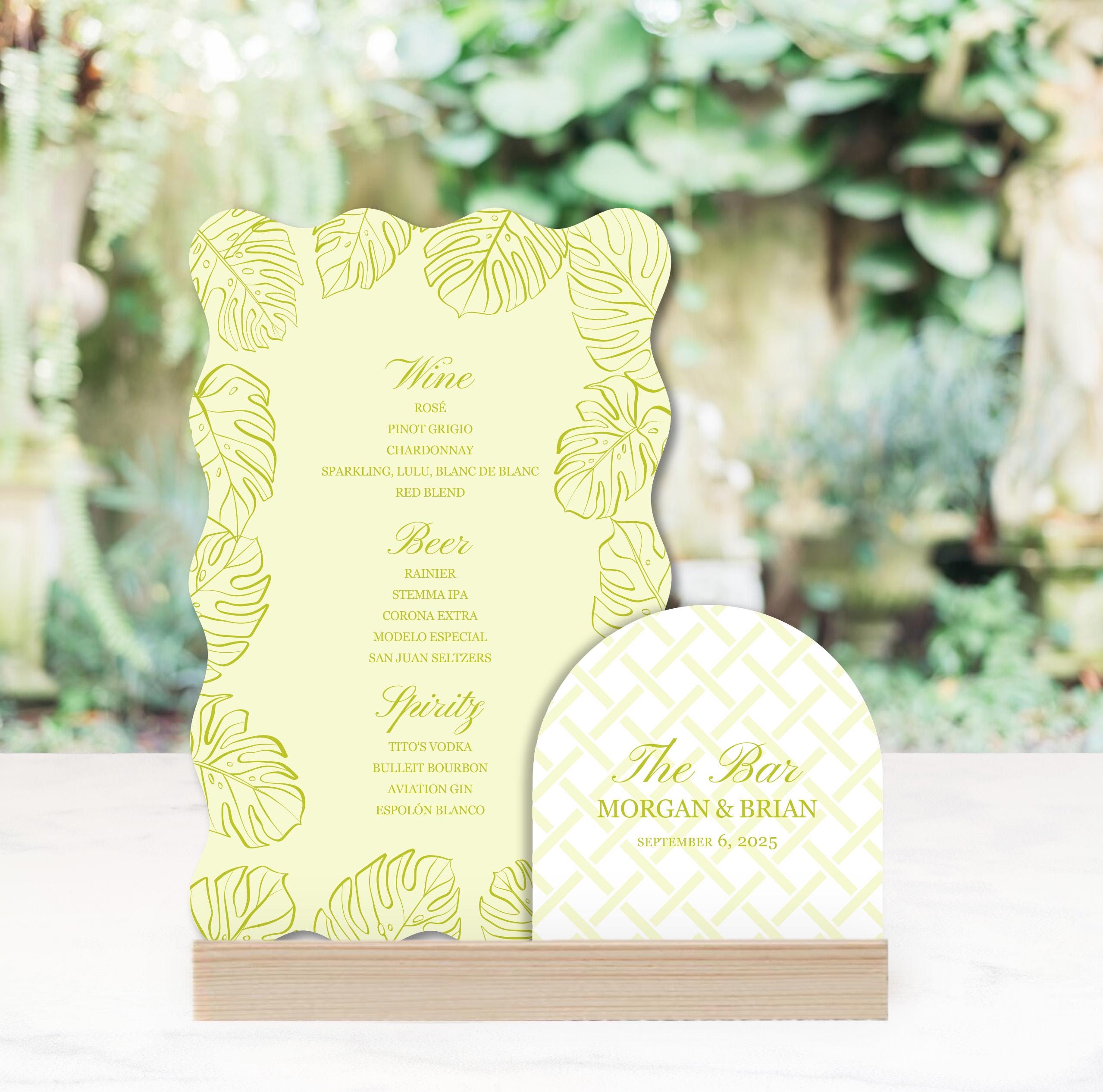 Custom Tropical Bar Sign, Bar Sign, Wedding Bar Sign, Party Bar Sign ...