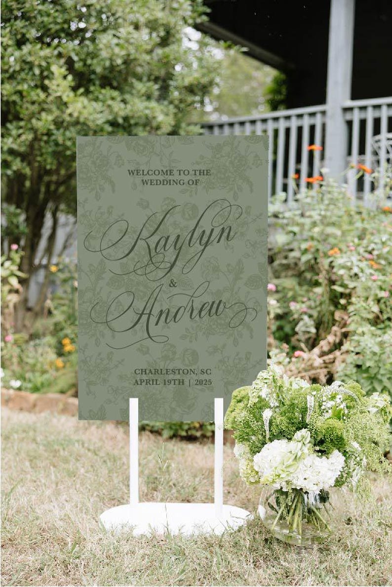 Custom Arched Welcome Sign, Wedding Welcome Sign, Arched Welcome Sign ...