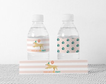 Dog Water Bottle Label - Etsy