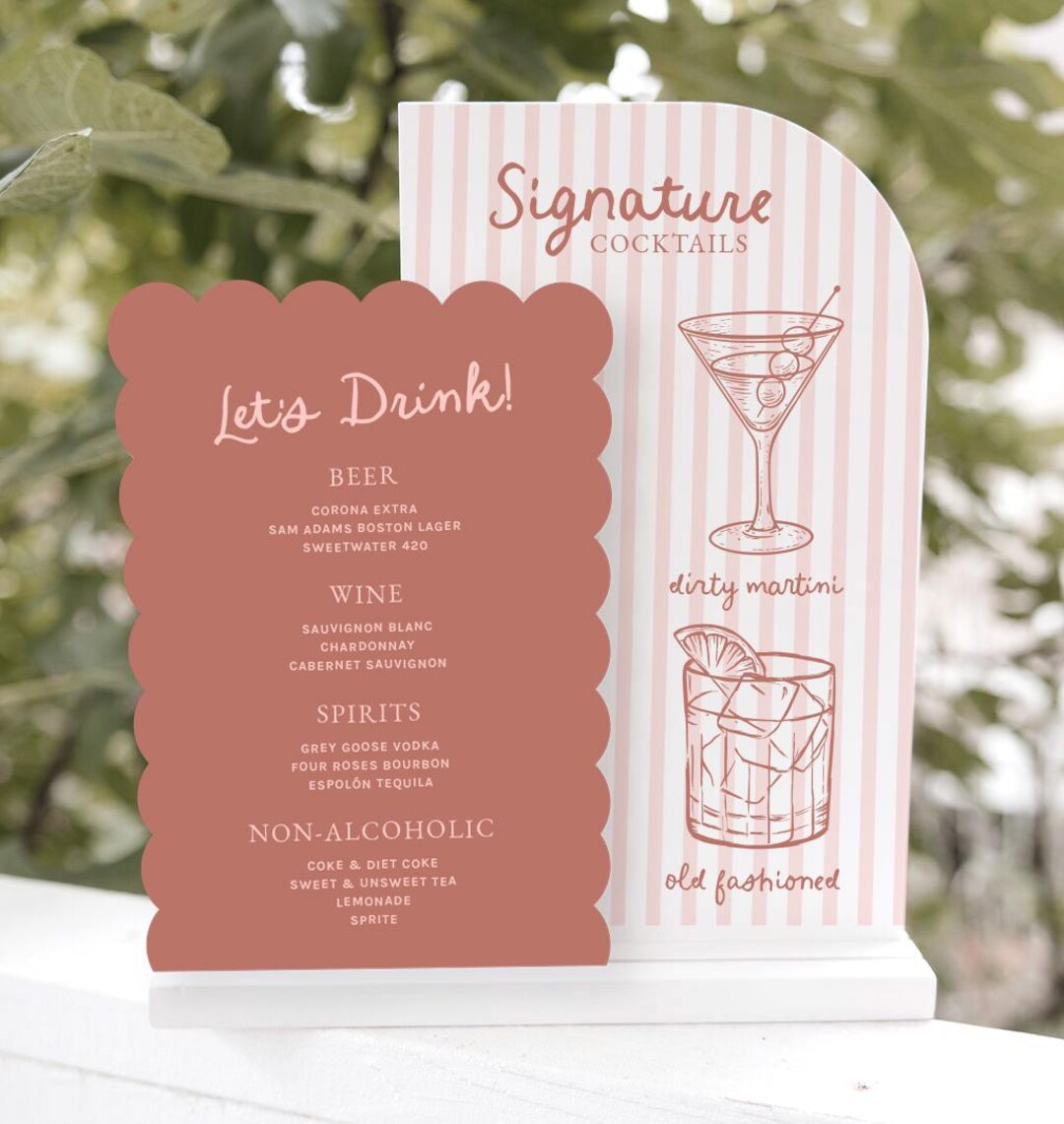 Custom Bar Sign, Swivel Bar Sign, Wedding Bar Sign, Party Bar Sign ...