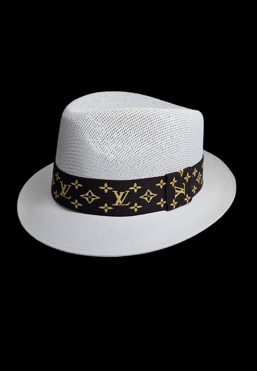 Fashionable White Lowrider Stingy Brim Fedora | Mastermind Hats ...
