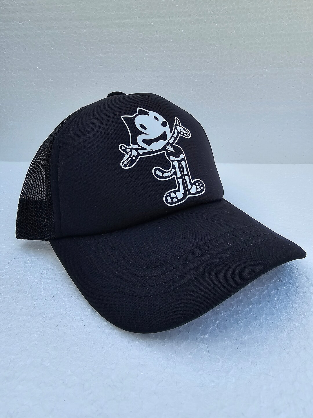 Unisex Felix the Cat Foam Trucker Hat | Felix Dia De Muertos | Skull ...