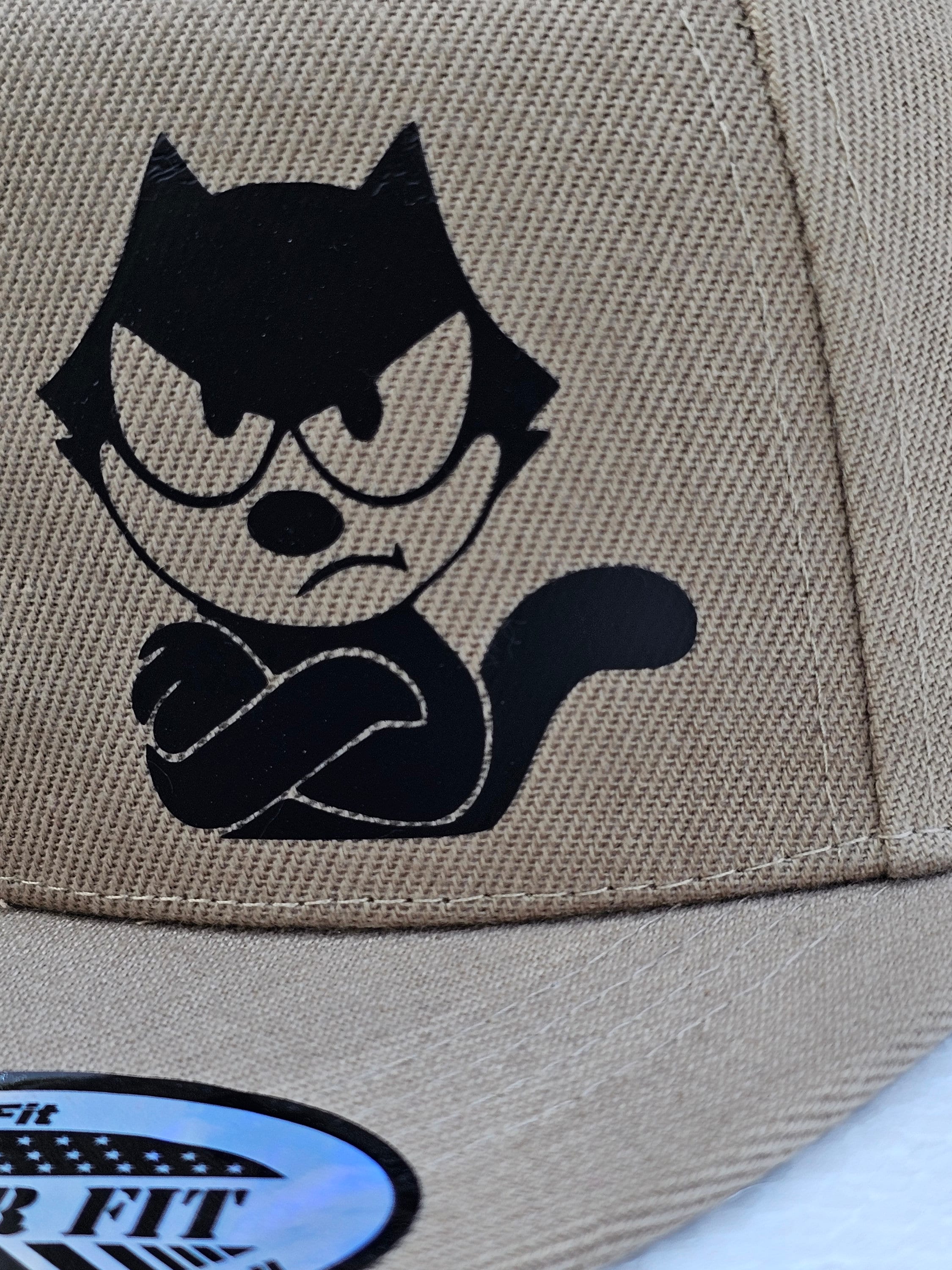 Unisex Grumpy Felix the Cat Snapback | El Gato Felix | Lowrider Hats - Etsy