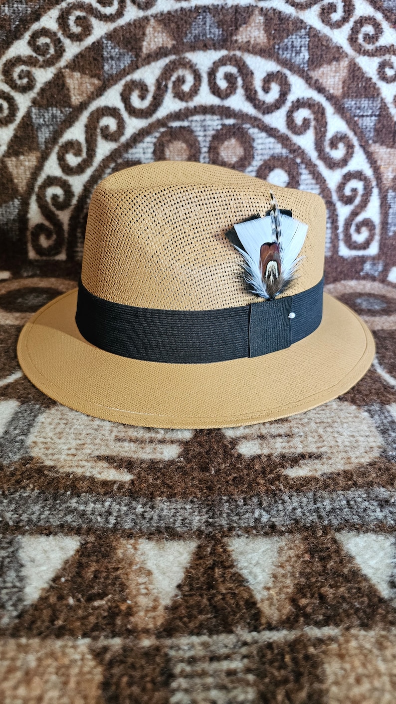 Mocha Lowrider Stingy Brim Fedora | Mastermind Hats | Lowrider Fedora ...
