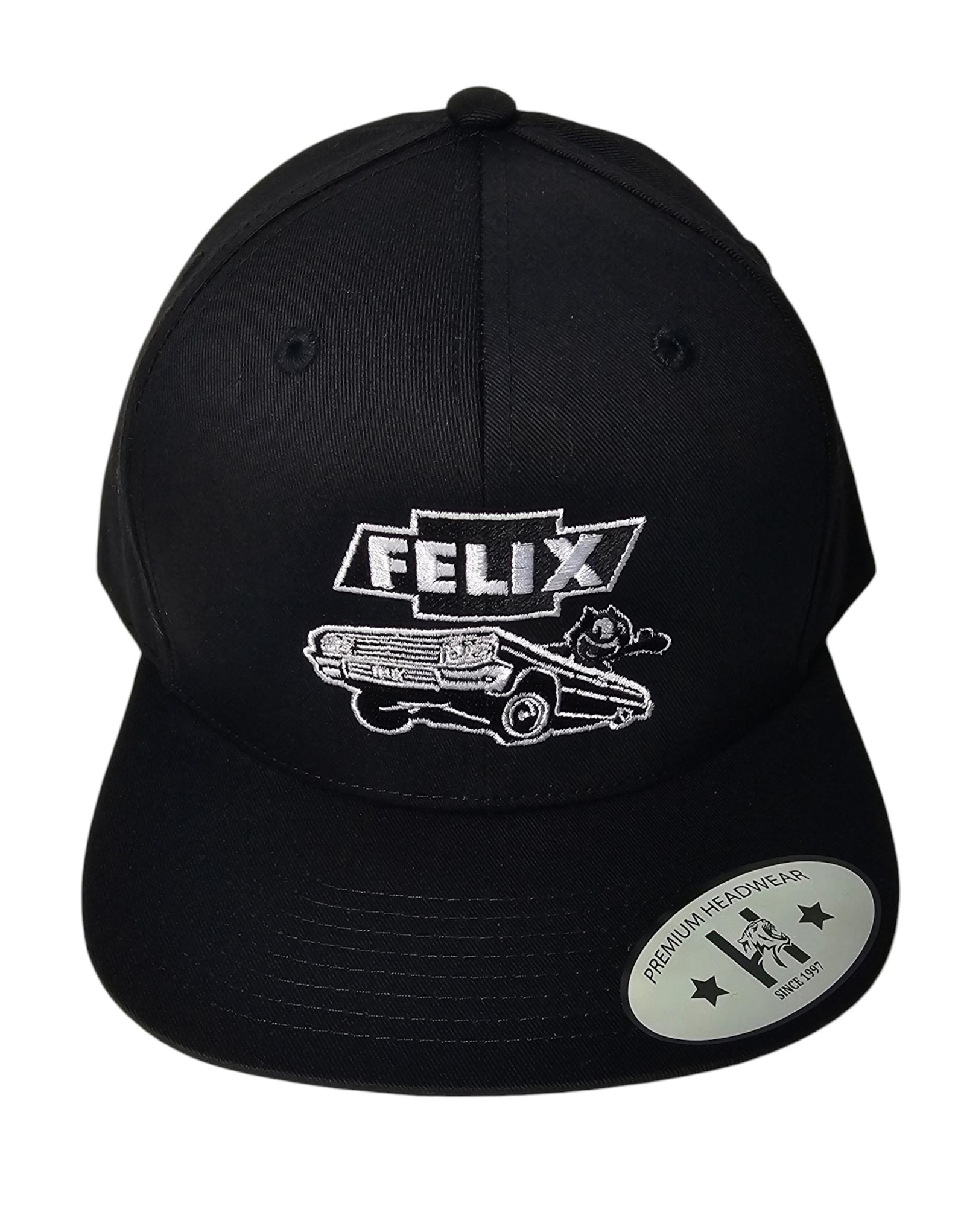 Mens High Quality Embroidered Felix Chevrolet | Felix the Cat Snapback ...