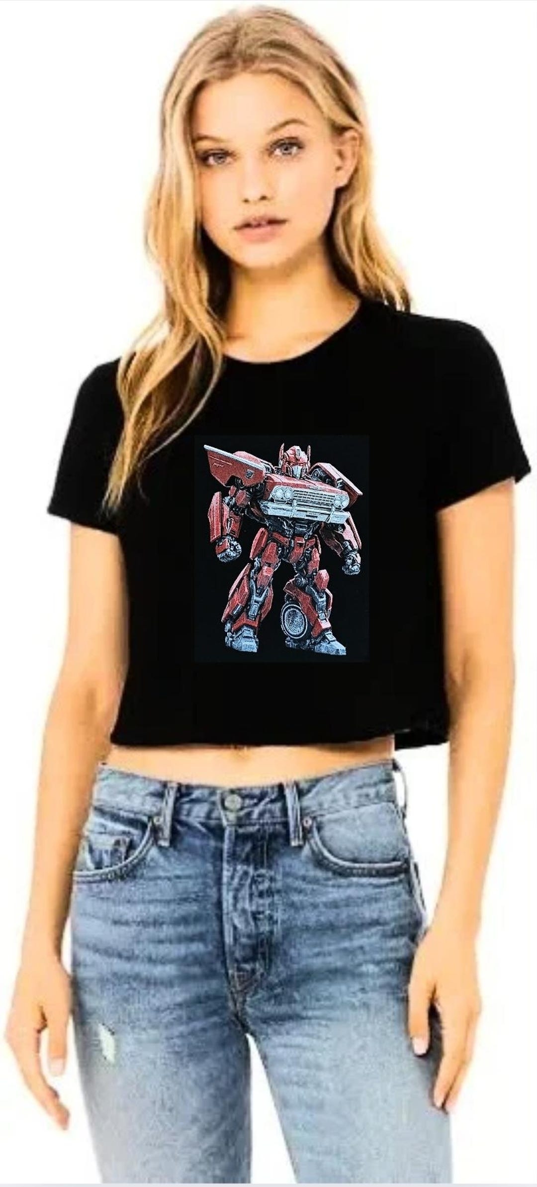 Womens Impala Transformer Crop Top | Lowrider Style - Etsy