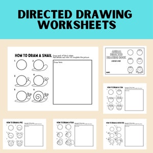 Directed Drawing for Kids - Etsy