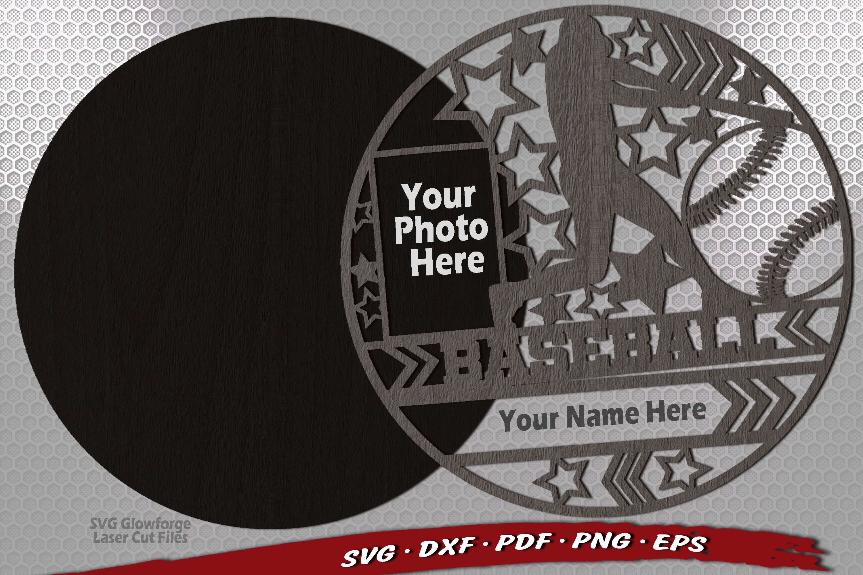 Baseball SVG Files Baseball Glowforge Files Personalized - Etsy