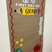 Custom Hand Painted First Day of School Banner - Back to School Door ...