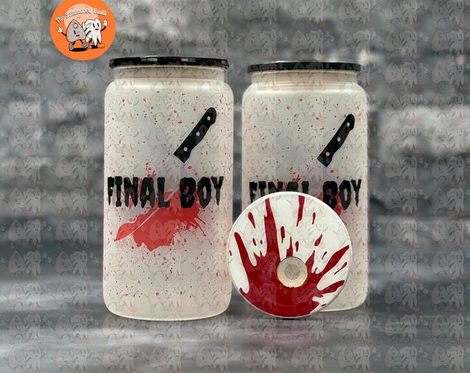 Final Boy Cup With Blood Splatter Lid - Horror Cup - Horror Movie ...