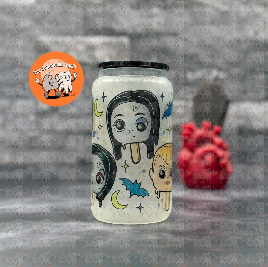 Addams Libbey Cup Addams Family Nostalgia Spooky Cup Halloween Glass ...