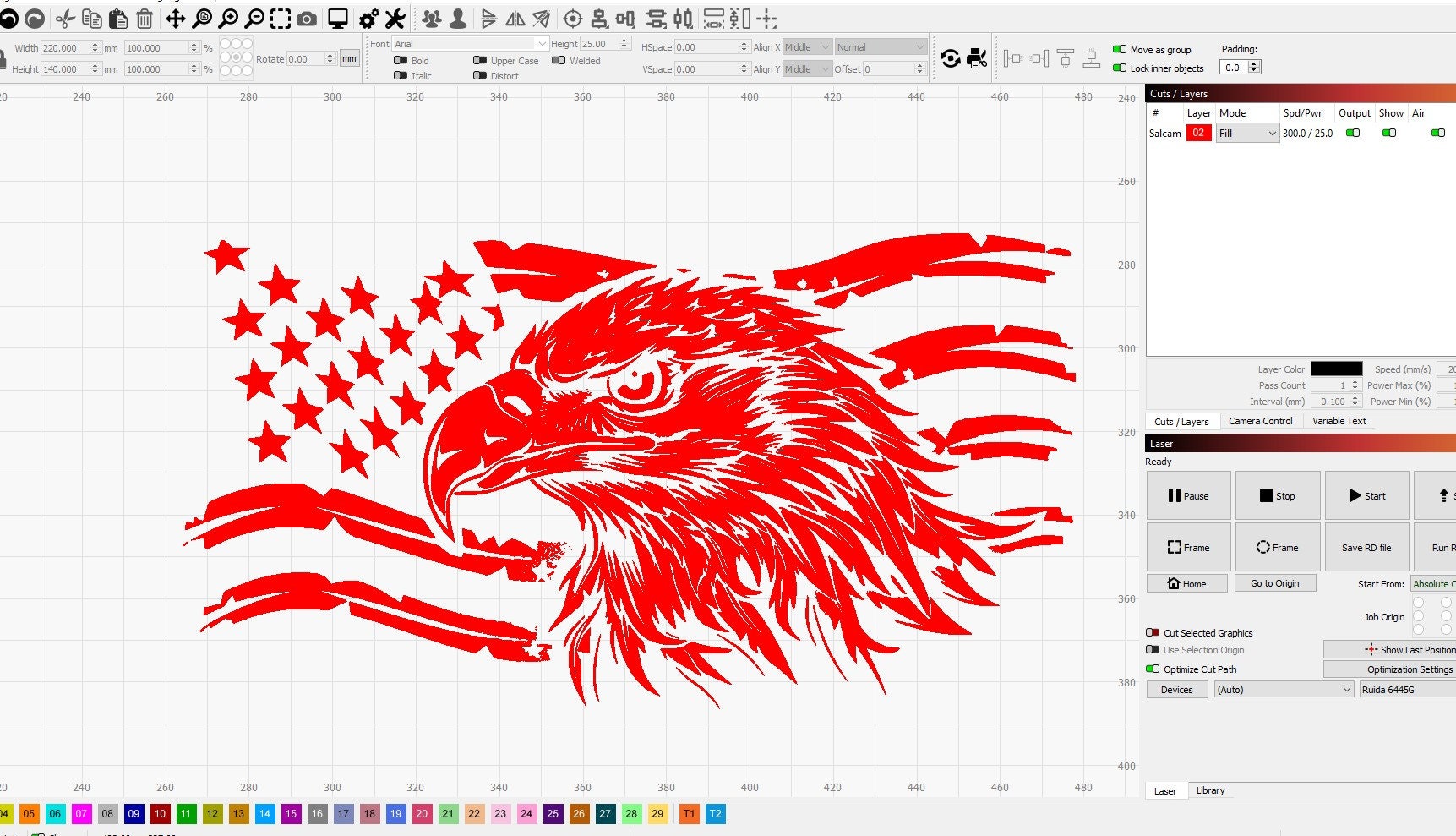 Eagle American Flag SVG, Slate Laser Engraving Design (digital) - Etsy