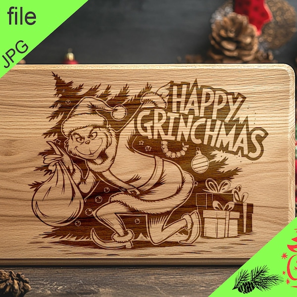 Grinch Laser File - Etsy