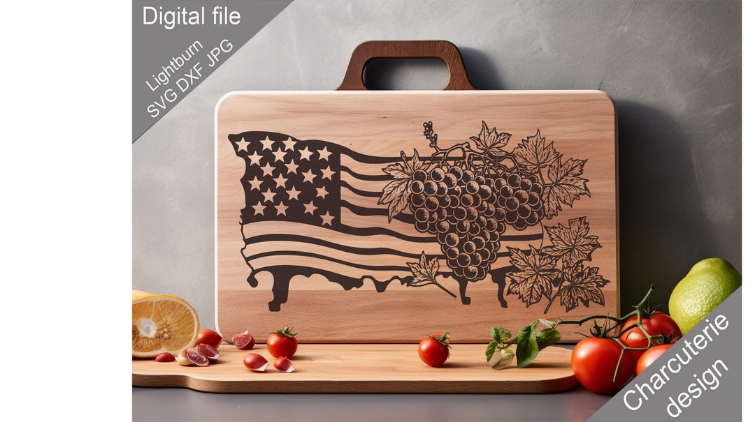 Charcuterie, SVG, Chopping Board, Cutting Board, Kitchen Towel, Laser ...