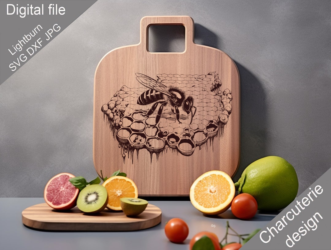 Charcuterie, SVG, Chopping Board, Cutting Board, Kitchen Towel, Laser ...