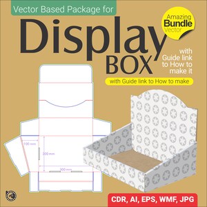 Display Box Vector Bundle Template : Package Design, Box Making & EPS ...