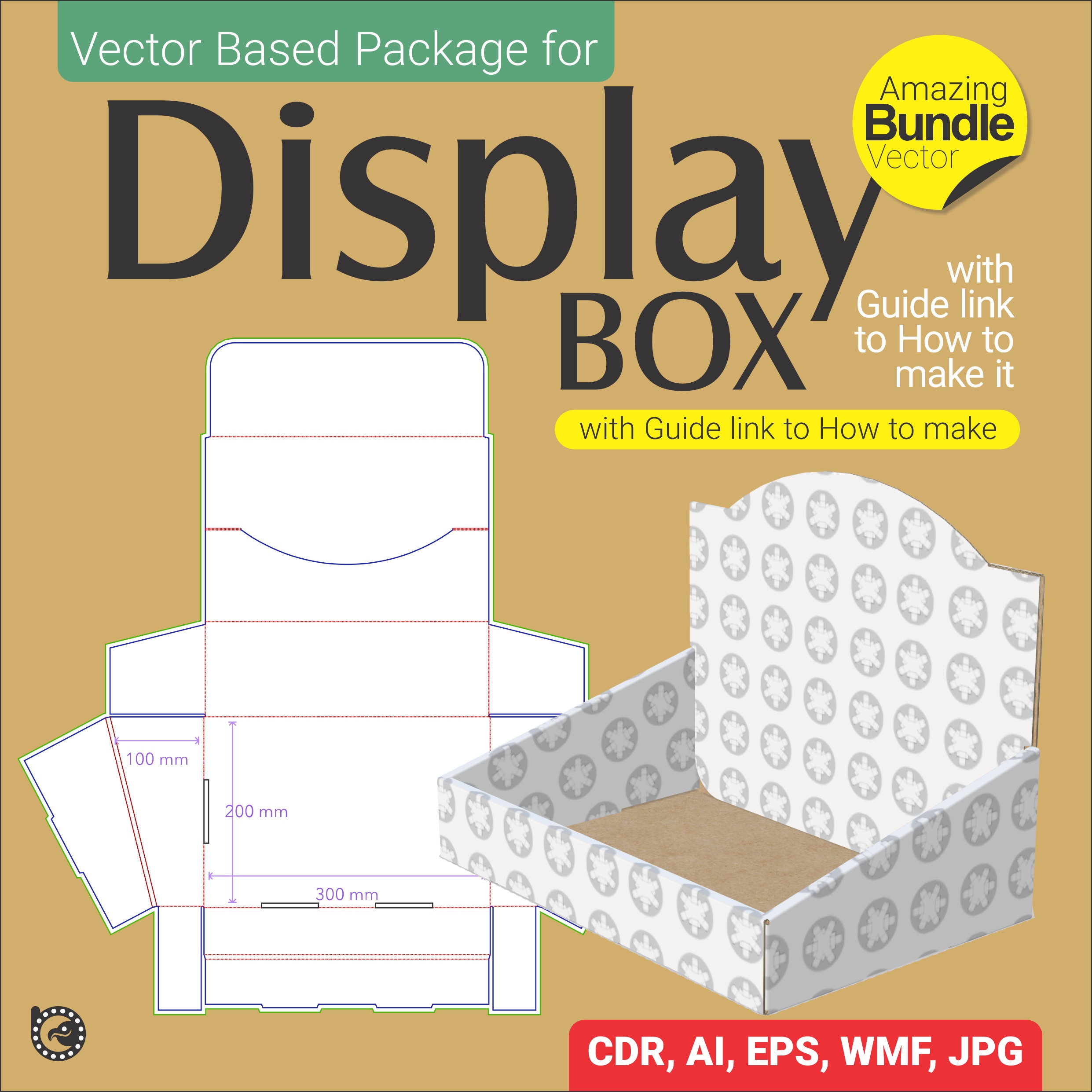 Display Box Vector Bundle Template : Package Design, Box Making & EPS ...