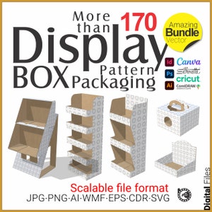 Display Box Vector Bundle Template : Package Design, Box Making & EPS ...