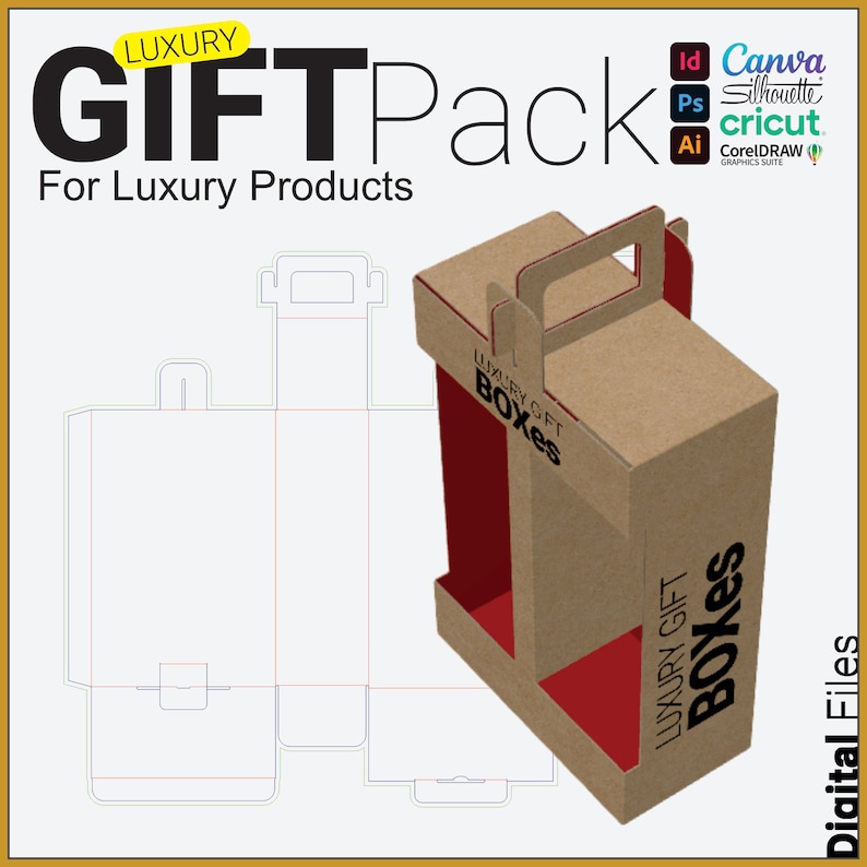 Elegant Gift Pack Template File: Versatile Luxury Design for Cream ...