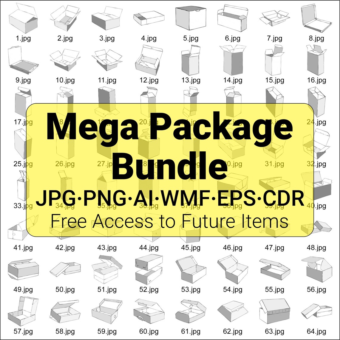 Ultimate Vector Bundle: Package Design Box Making & SVG Files - Etsy