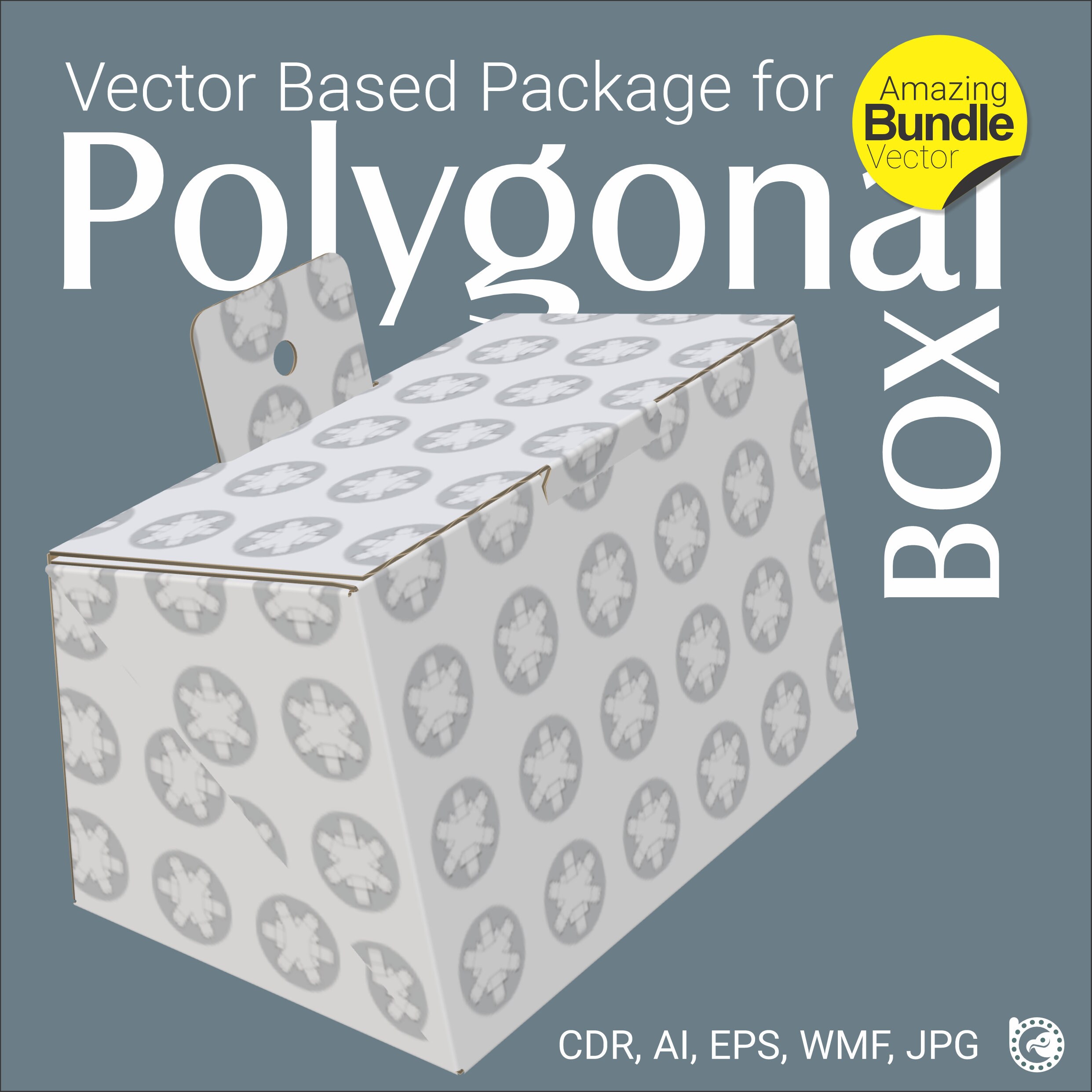 Polygonal Box Vector Bundle: Package Design, Box Making & EPS, WMF ...