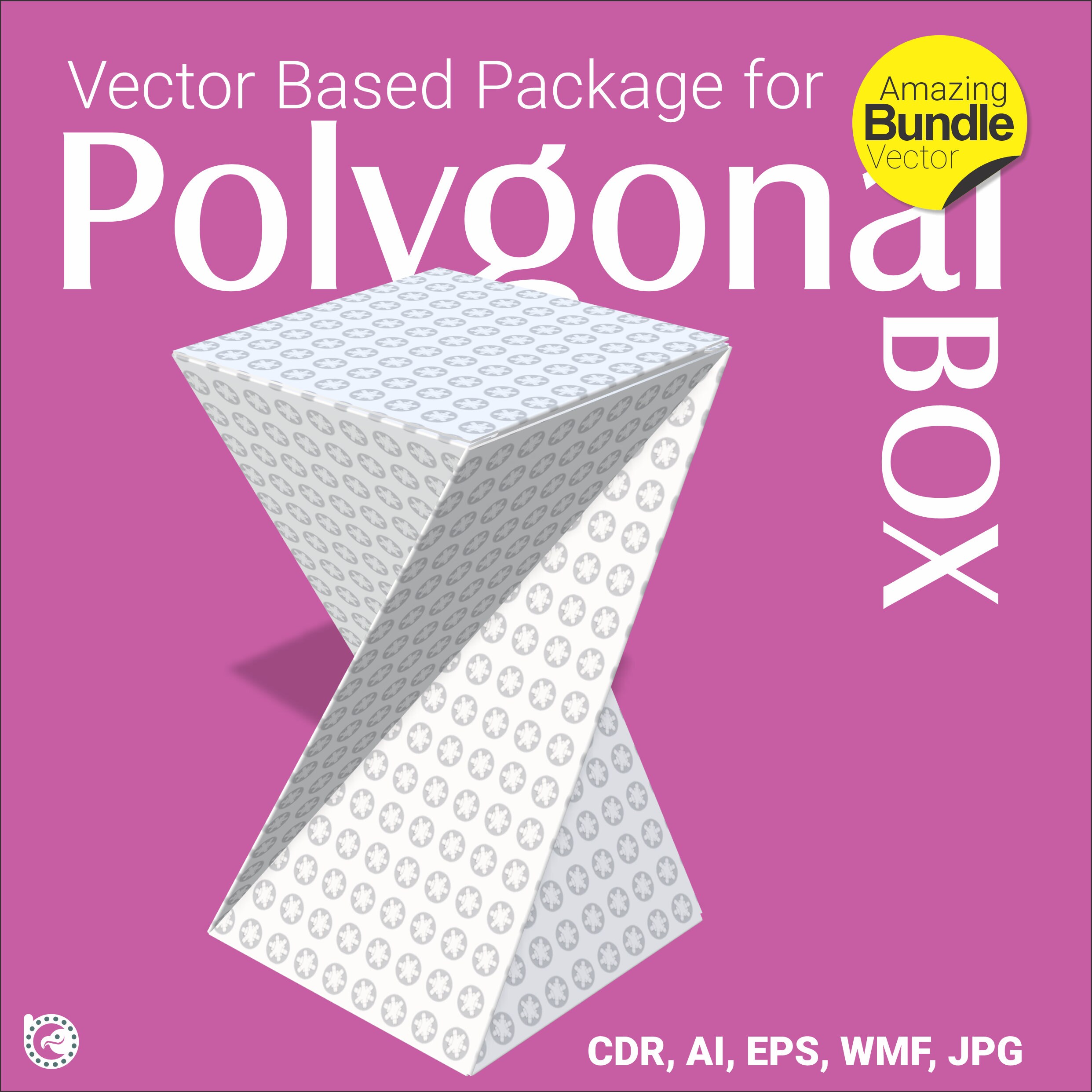 Polygonal Box Vector Bundle: Package Design, Box Making & EPS, WMF ...