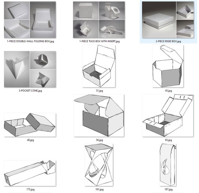 Jewelry Vector Box Bundle Template: Package Design, Box Making & EPS ...