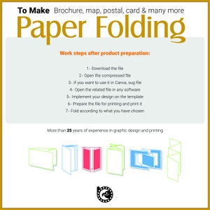 Paper Folding Design Pack: - Ready Files for Brochures, Invitation ...