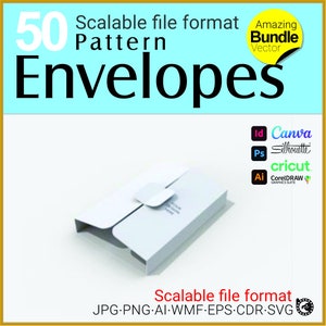 Envelopes Vector Pattern Bundle: Package Design, Envelopes Vector ...