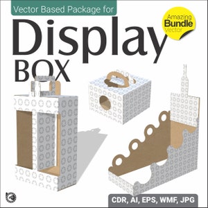 Display Box Vector Bundle Template : Package Design, Box Making & EPS ...