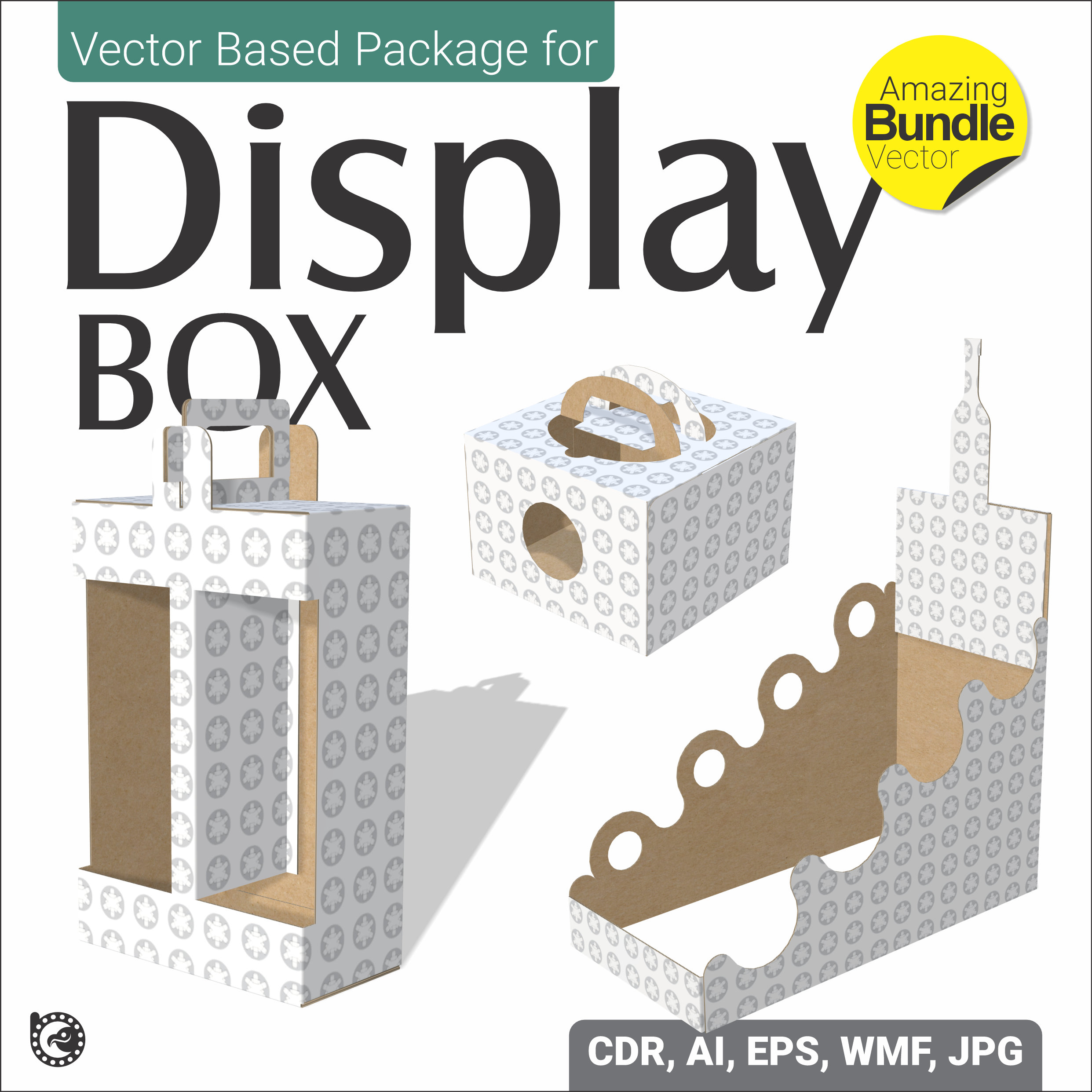 Display Box Vector Bundle Template : Package Design, Box Making & EPS ...