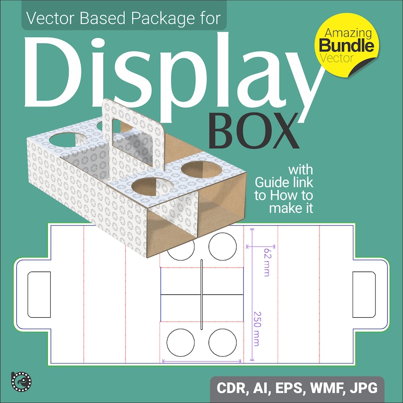 Display Box Vector Bundle Template : Package Design, Box Making & EPS ...