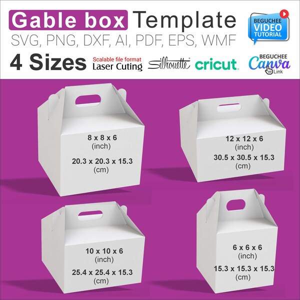 Large Gable Boxes - Etsy