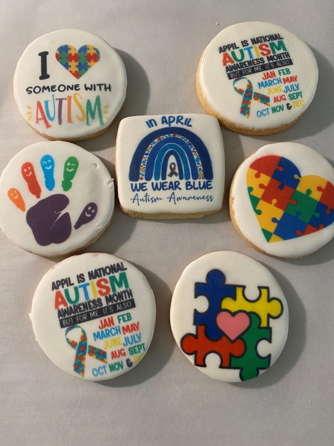 Autism Awareness Sugar Cookies - Etsy