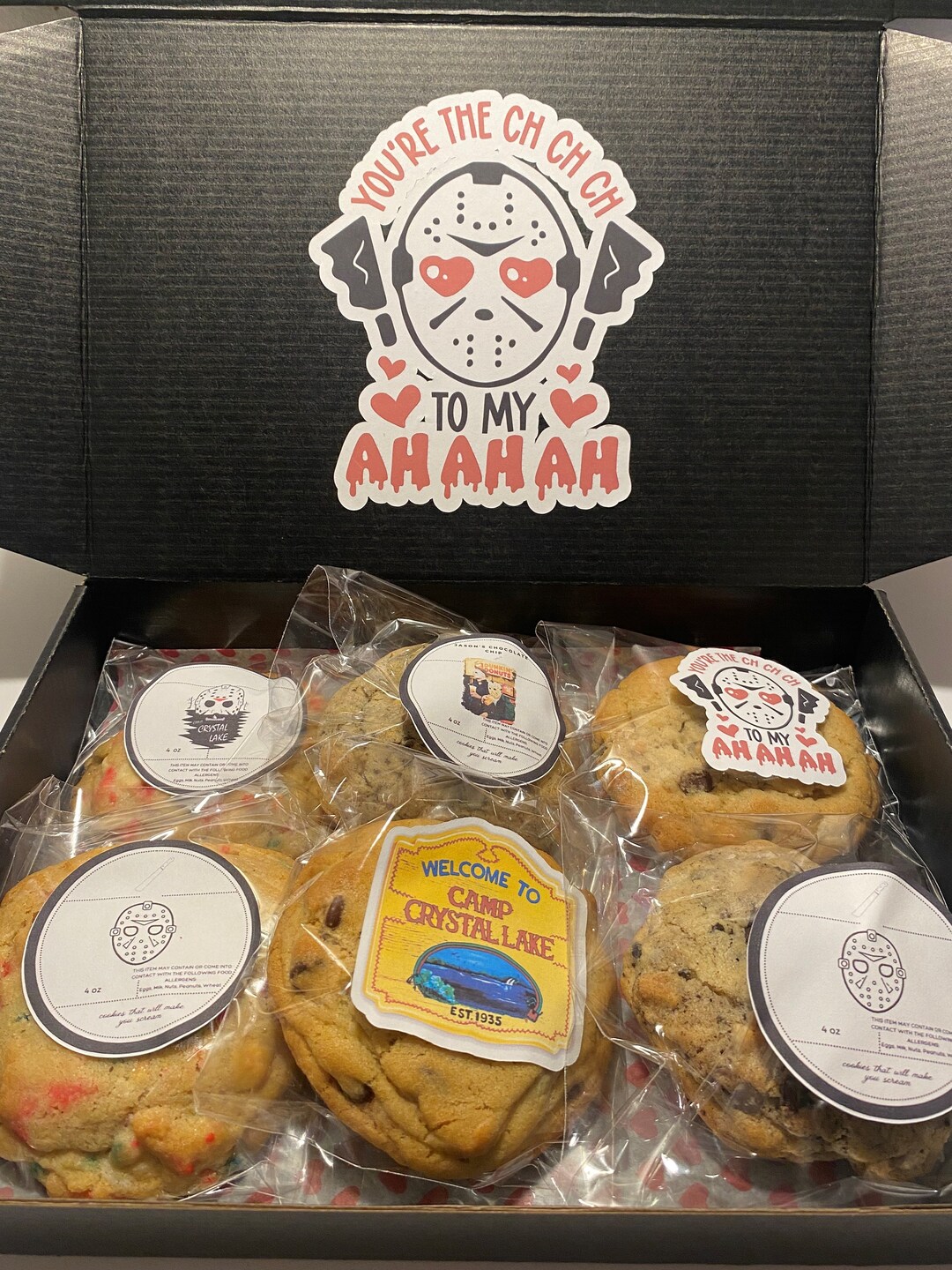 Friday the 13th Horror Cookie Box- These Cookies Will Make You Scream ...