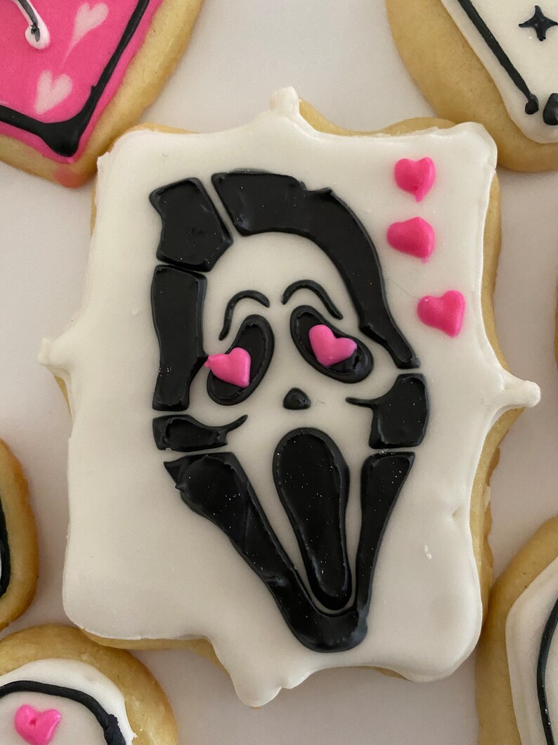 Ghostface Scream Cookies - Etsy