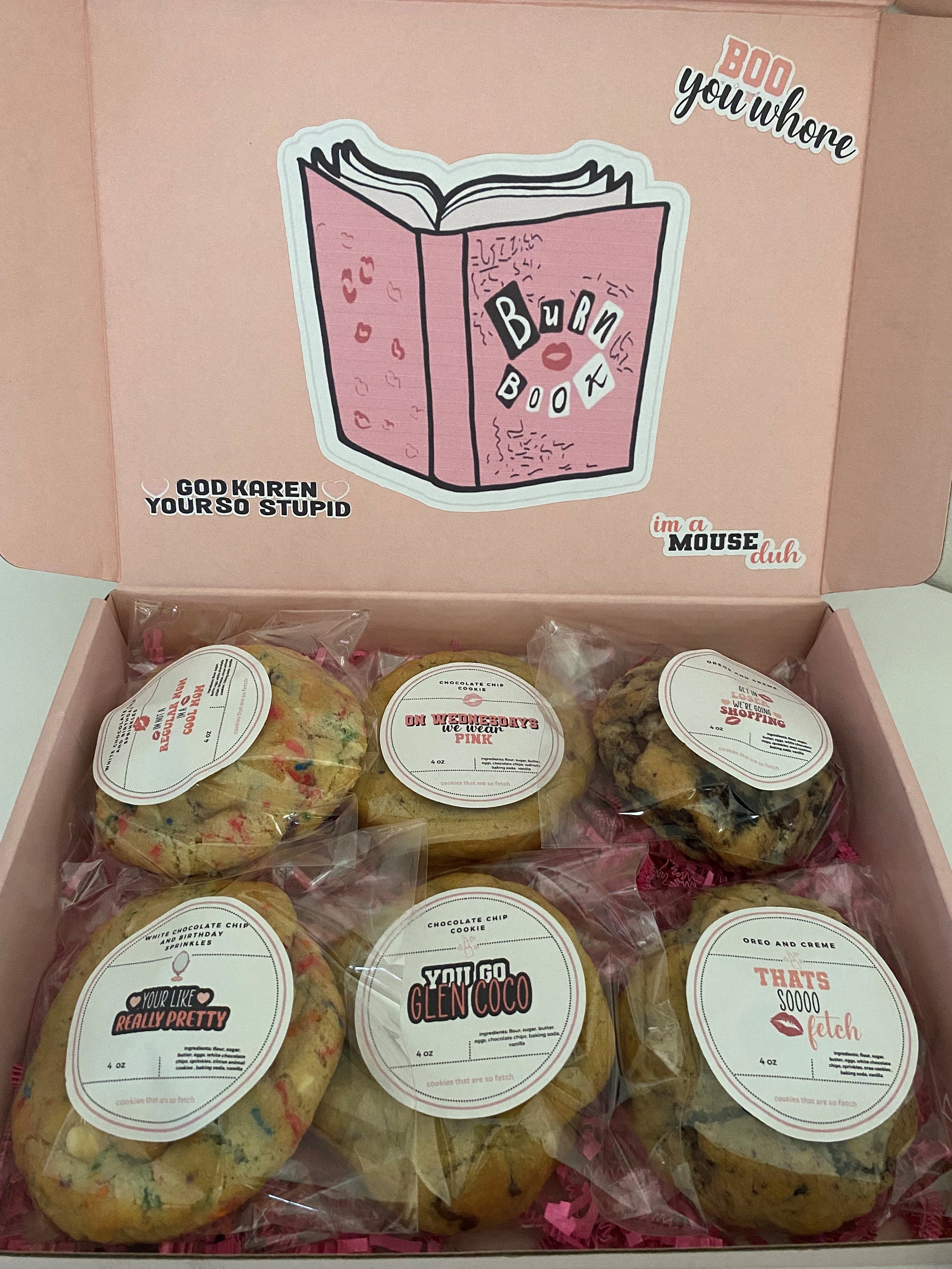 Mean Girls Inspired Cookie Box - Etsy