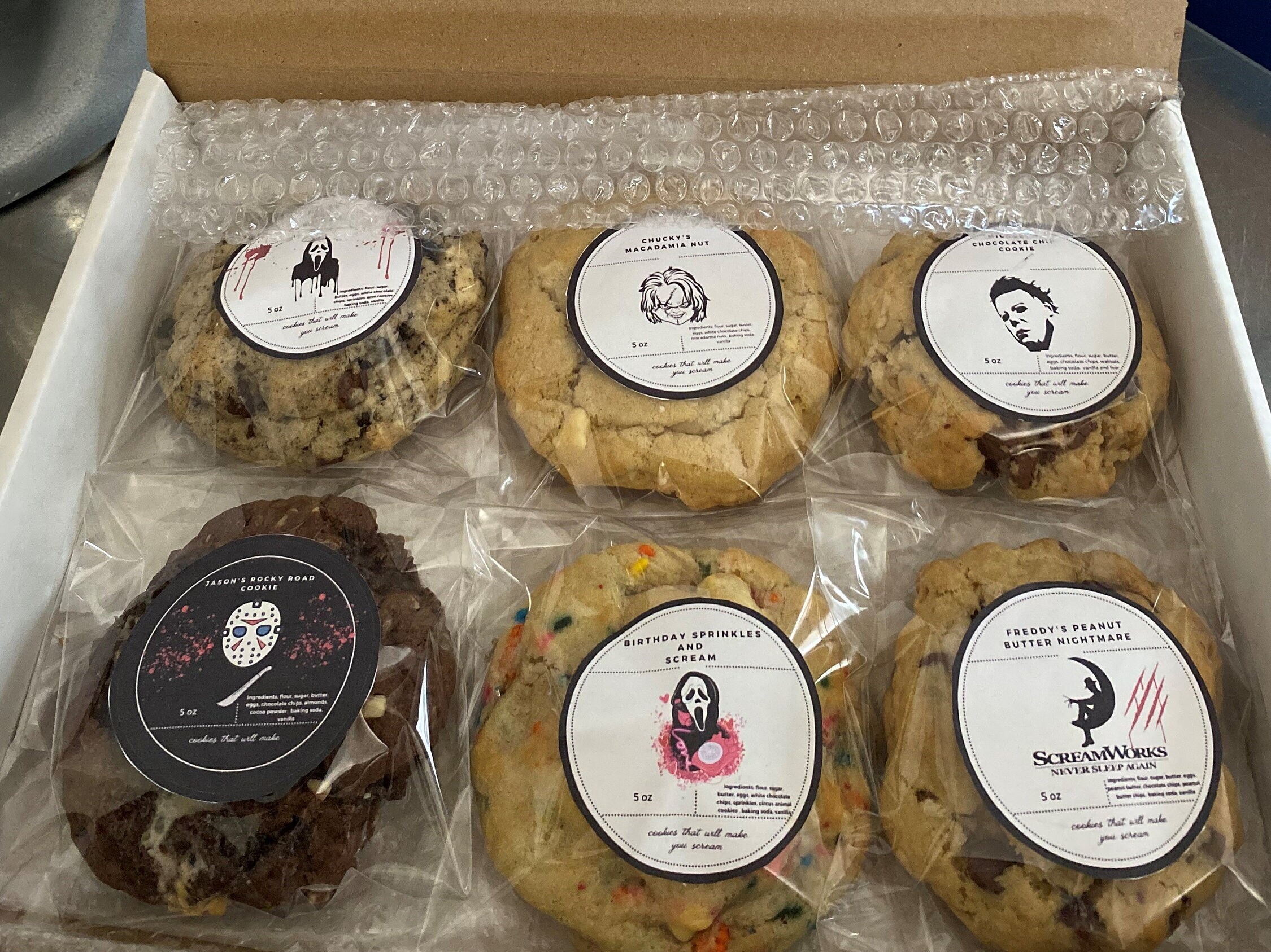 Michael Myers Horror Cookie Box These Cookies Will Make You - Etsy