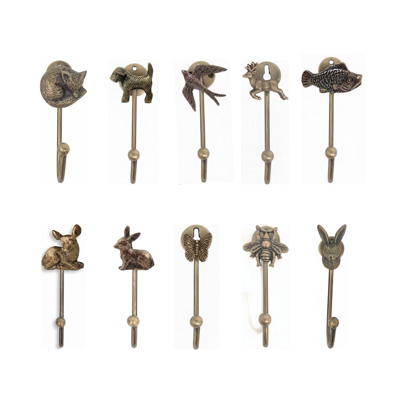 Brass Horse Towel Hook - Etsy UK