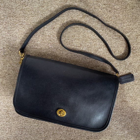 Vintage Coach Black Convertible Clutch Coach 9635 Coach - Etsy