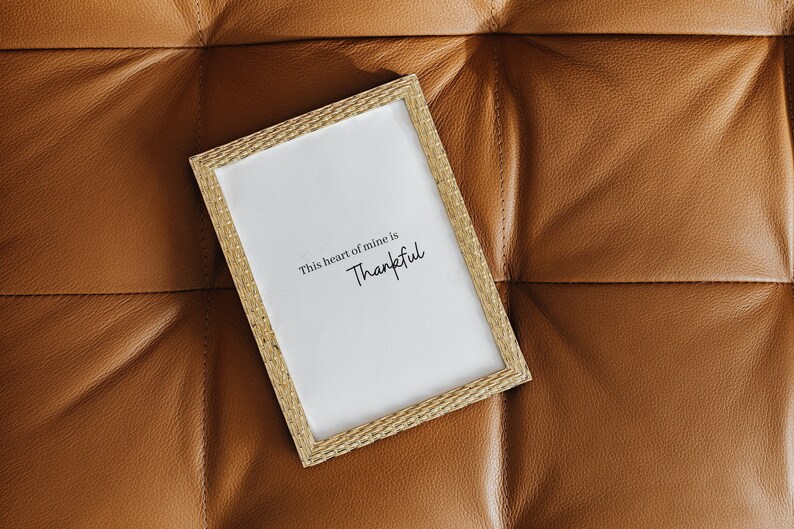 Thankful Digital Download, Art, Jpg, Instant Download, Inspirational ...
